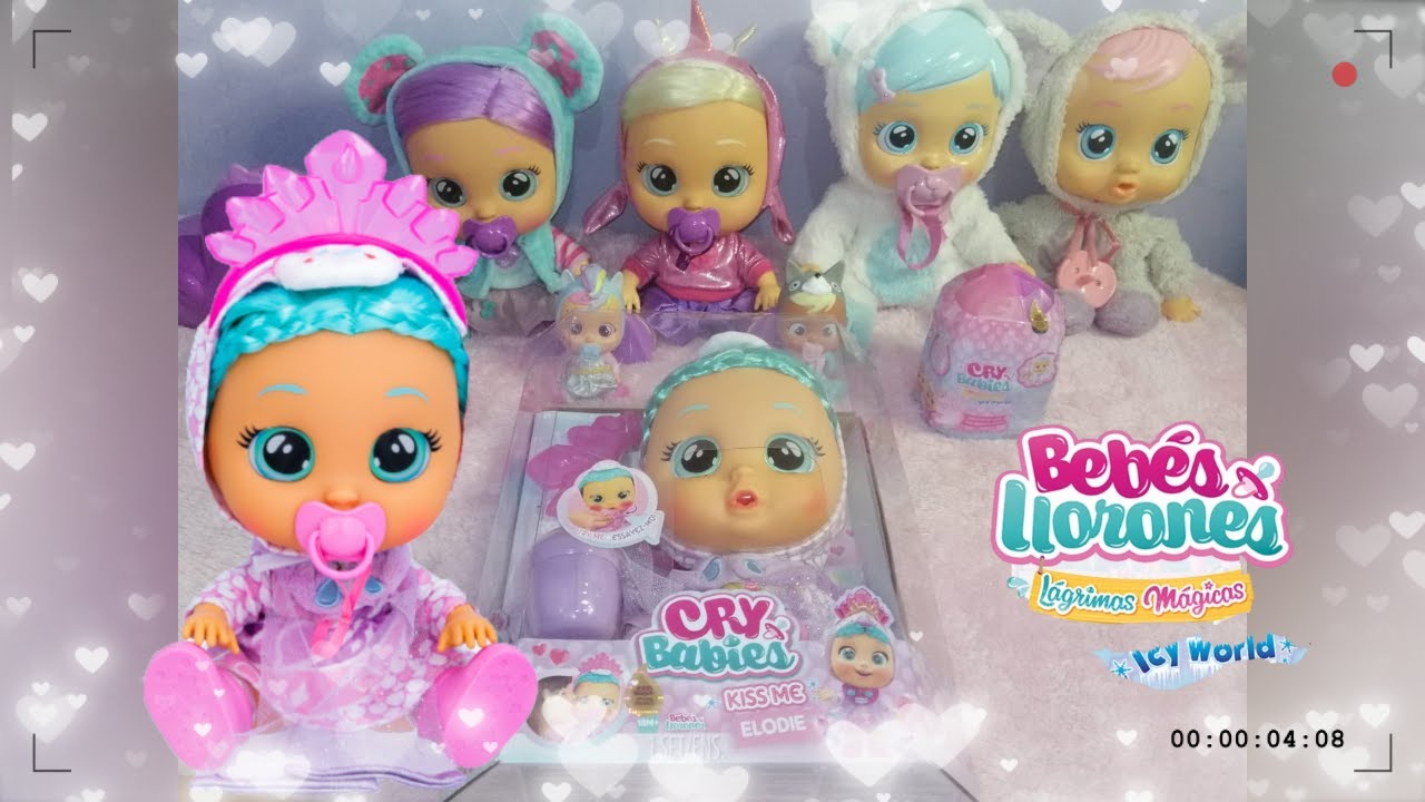 ELODIE de los NUEVOS Bebes llorones icy World | Postrecitos y Juguetes ...