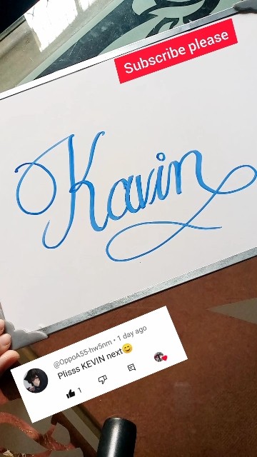 "Kavin" name calligraphy style #shorts - YouTube