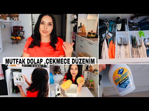MUTFAK DOLAP DÜZENİM ❌ Mutfak Ürünlerimi Nereden Aldım ❌ Çekmece Düzenim ❗️ Filizce Home Temizlik