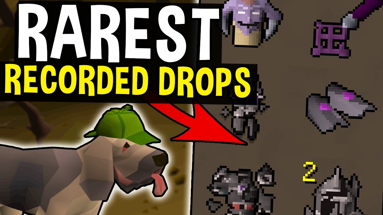 These are the Rarest Drops in the History of Oldschool Runescape! #20 ...