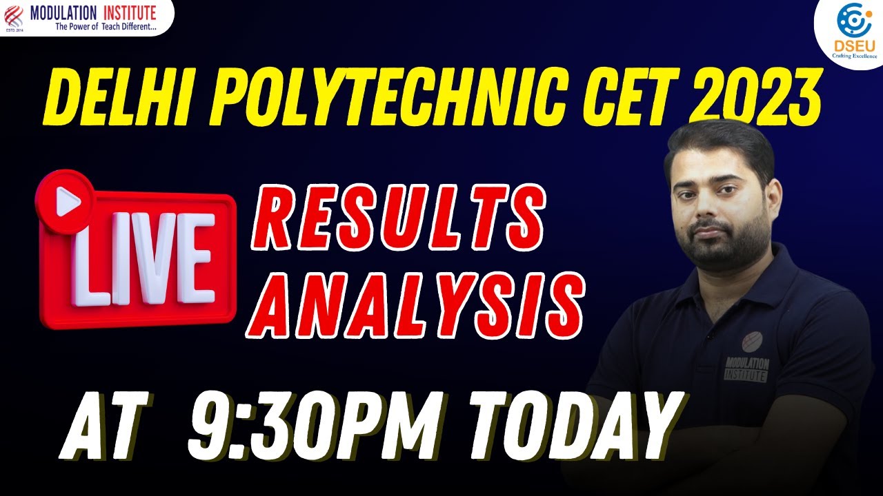 Delhi Polyt. CET 2023 Results Analysis | कितना रैंक वालो को कॉलेज ...