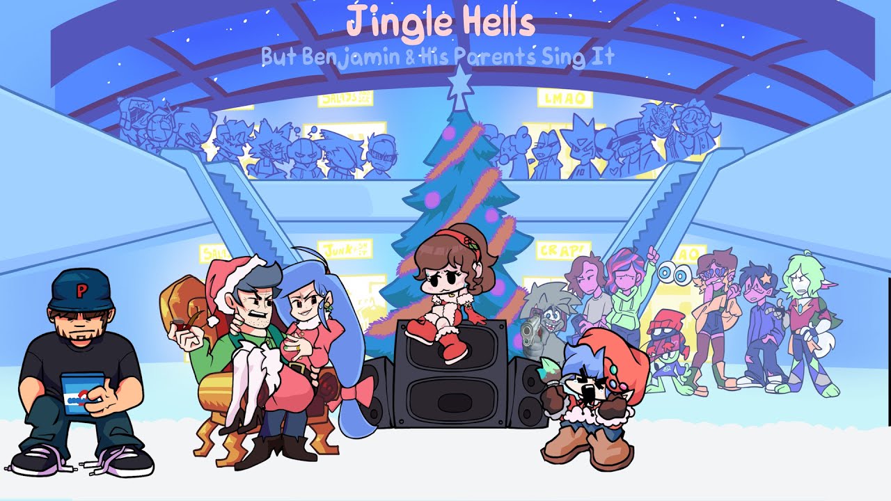 A Holiday Gone Wrong! Friday Night Funkin': Jingle Hells But Benjamin ...
