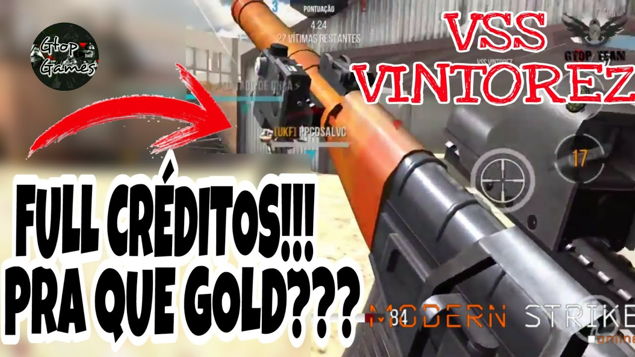 MSO, PRA QUE GOLD??? VSS VINTOREZ FULL CRÉDITOS +15... ARMA DELÍCIA ...