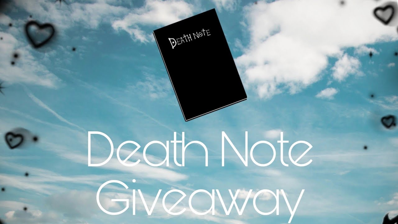 Death Note Giveaway! (A Universal Time) | Roblox - YouTube