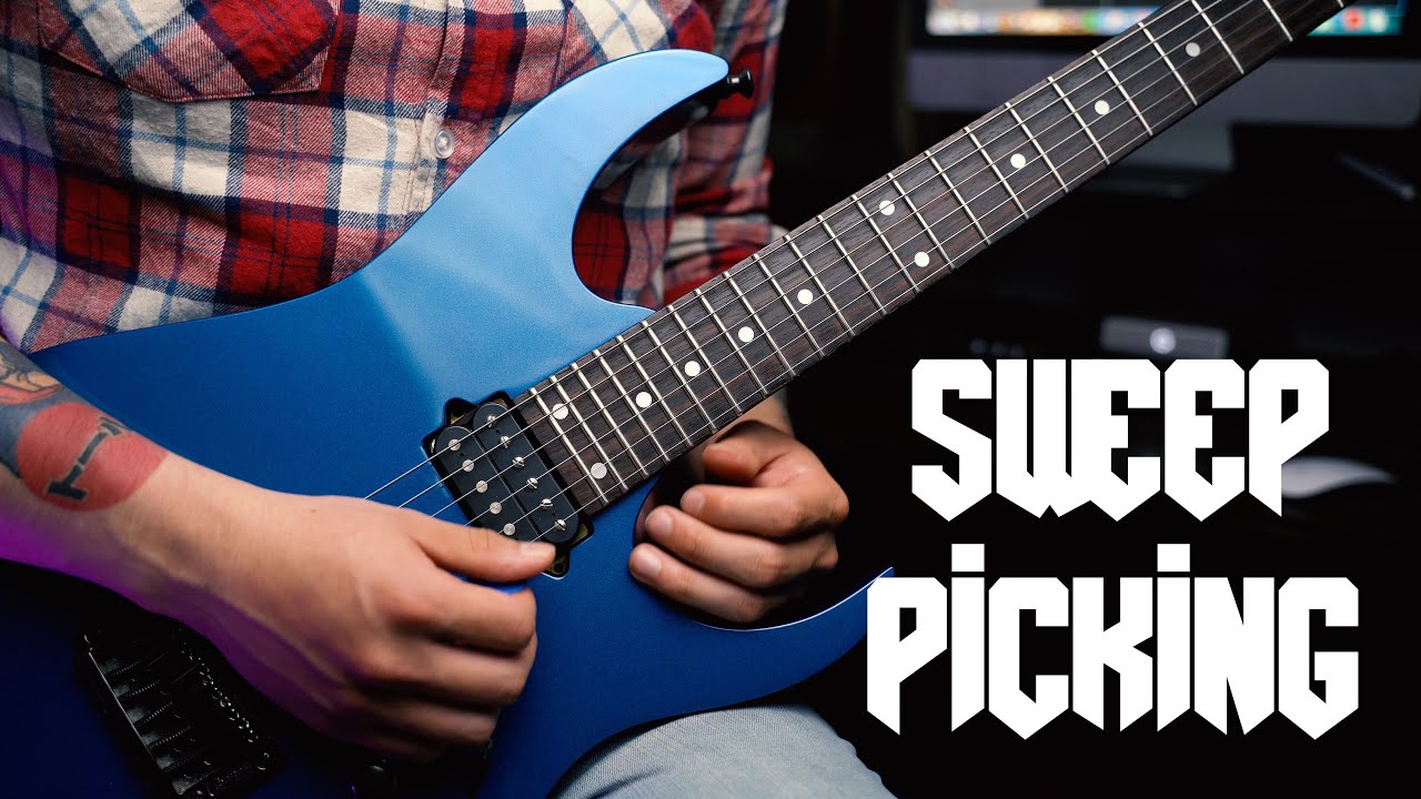 3 SWEEP PICKING EXERCISES - YouTube
