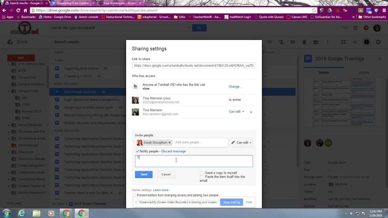 Self Paced Learning Module 2 Organizing Google Drive - YouTube