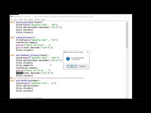 File Handling Part 5 - YouTube