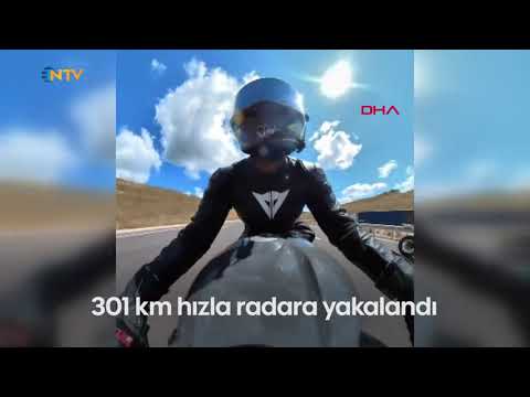 NTV | 301 km hızla radara yakalandı: O anları sosyal medyadan paylaştı