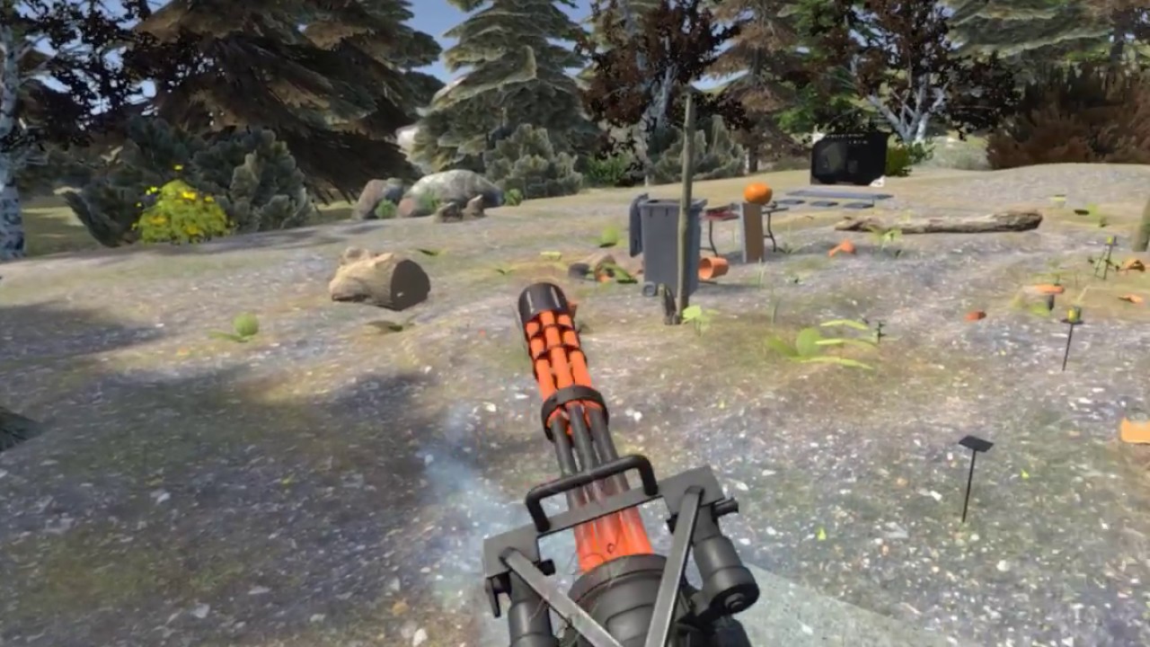 Minigun skeet - Hot Dogs, Horseshoes and Hand Grenades - HTC Vive VR ...