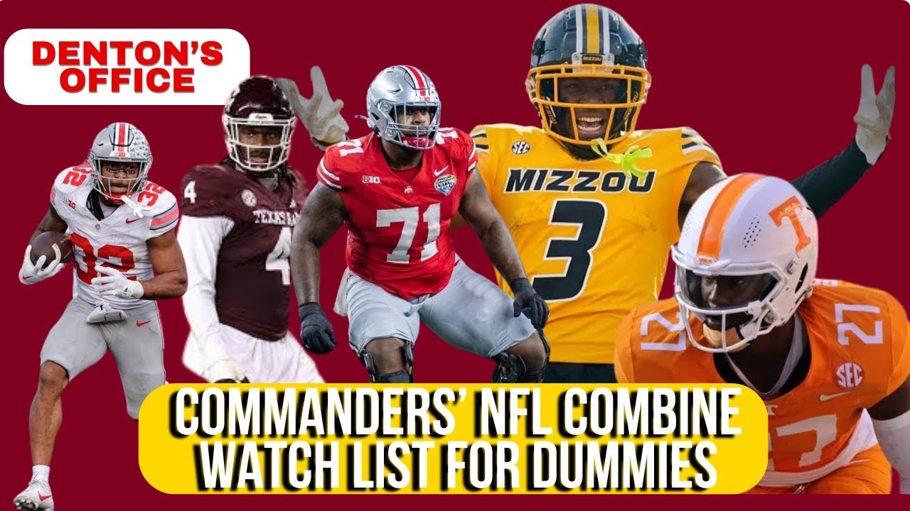 NFL Combine for Dummies: Commanders Edition - YouTube