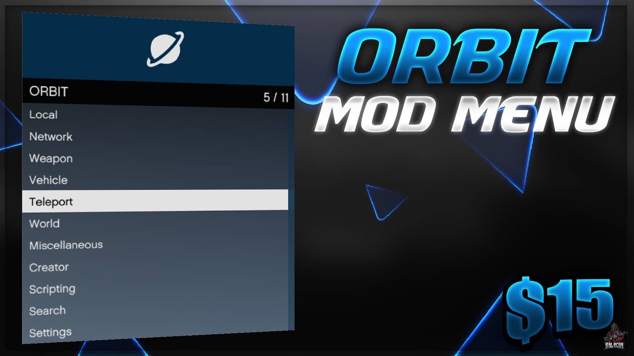 ORBIT MOD MENU (GTA V) STANDARD - YouTube