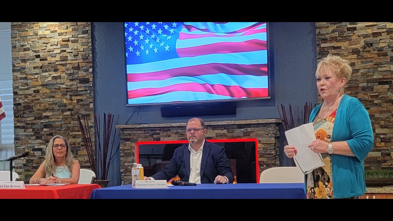 First 2023 Keys Gate Debate/Forum hosted by the Audubon VIllages - YouTube