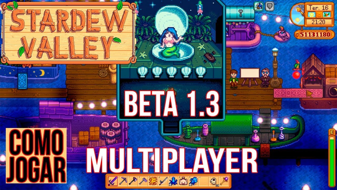 COMO JOGAR STARDEW VALLEY - BETA 1.3 COM MULTIPLAYER ! - YouTube