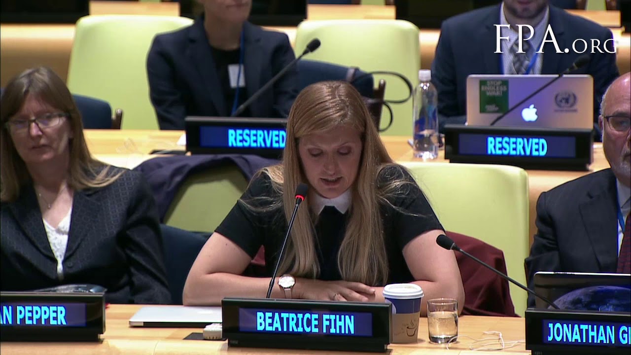 The Case for a Nuclear Ban Treaty with Nobel Laureate Beatrice Fihn - YouTube