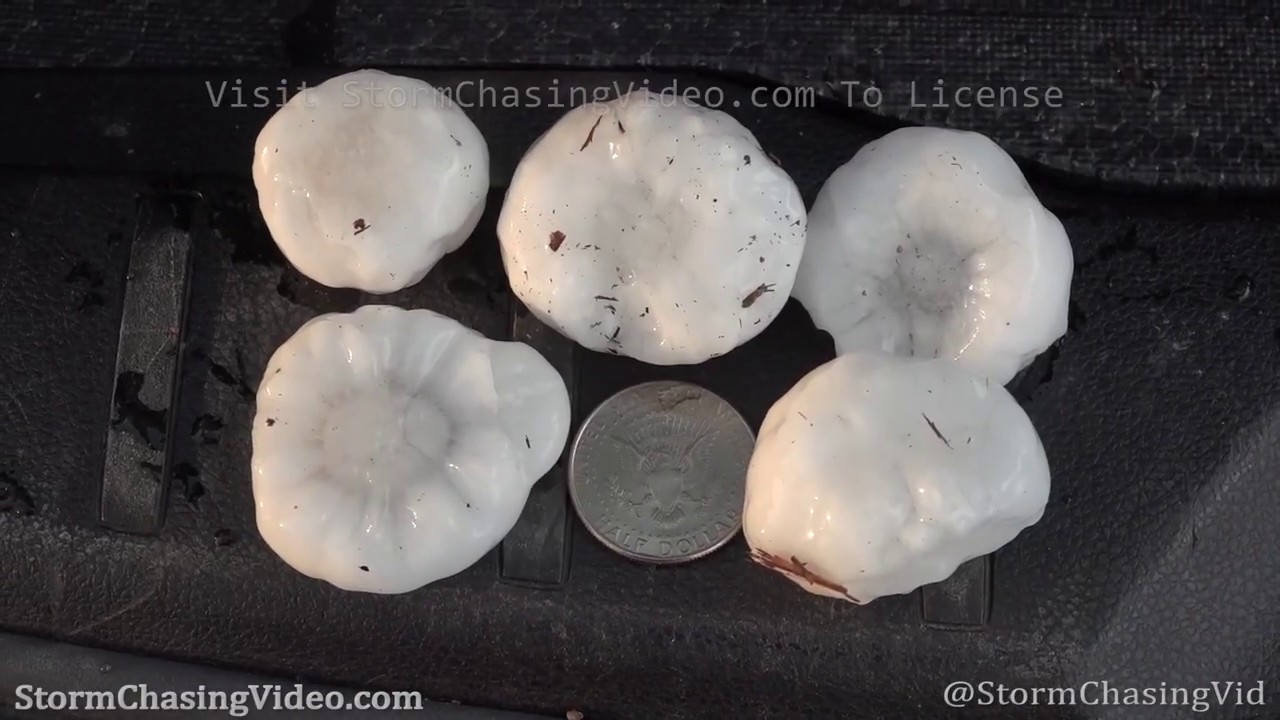 Large Hailstorm Hits Northeast of Wichita, KS With Two Inch Hail - 4/11 ...