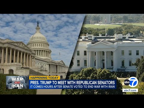 Trump heads to Capitol to speak with frustrated GOP senators