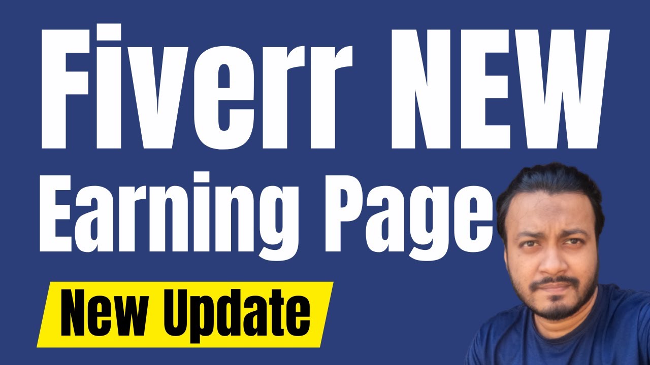 Fiverr Earning Page New Update | How To Make Money on Fiverr - YouTube