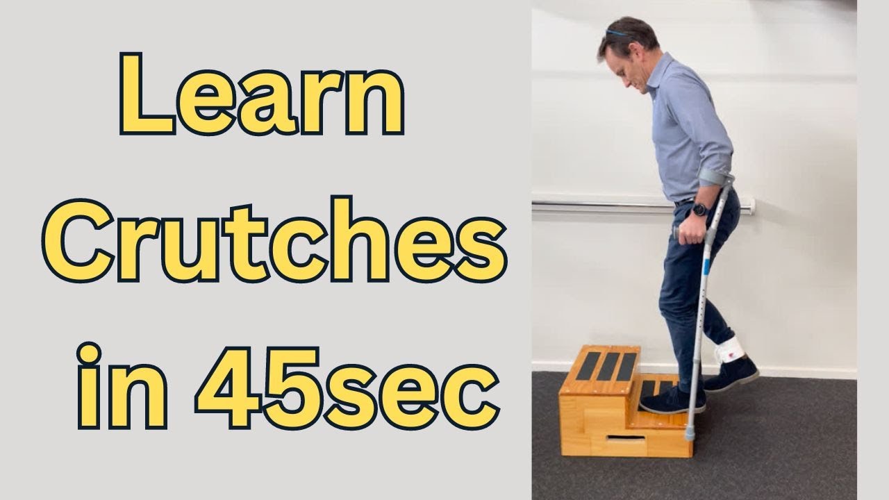 Learn Crutches, Partial Weight Bearing (PWB), in 45sec - YouTube