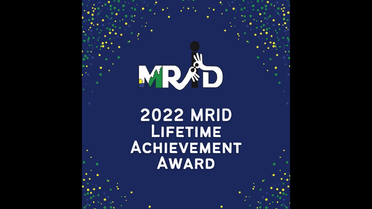 2022 MRID Lifetime Achievement Award Recipient 2 of 2 - YouTube