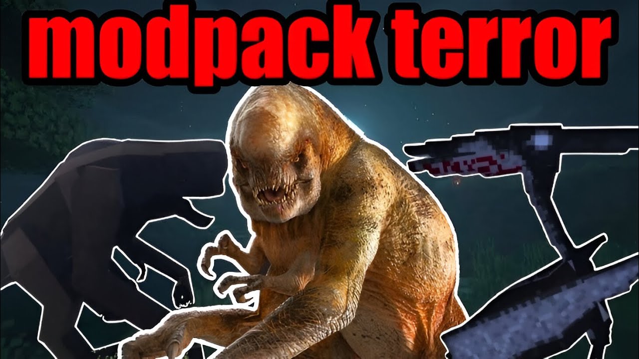 EL MEJOR MODPACK DE TERROR PARA MINECRAFT BEDROCK 1.21 - YouTube