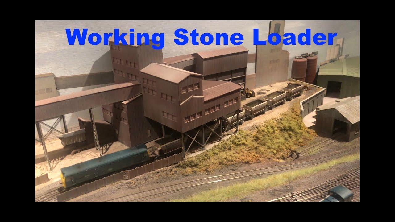 N Gauge Model Railway Working Stone Loader - YouTube