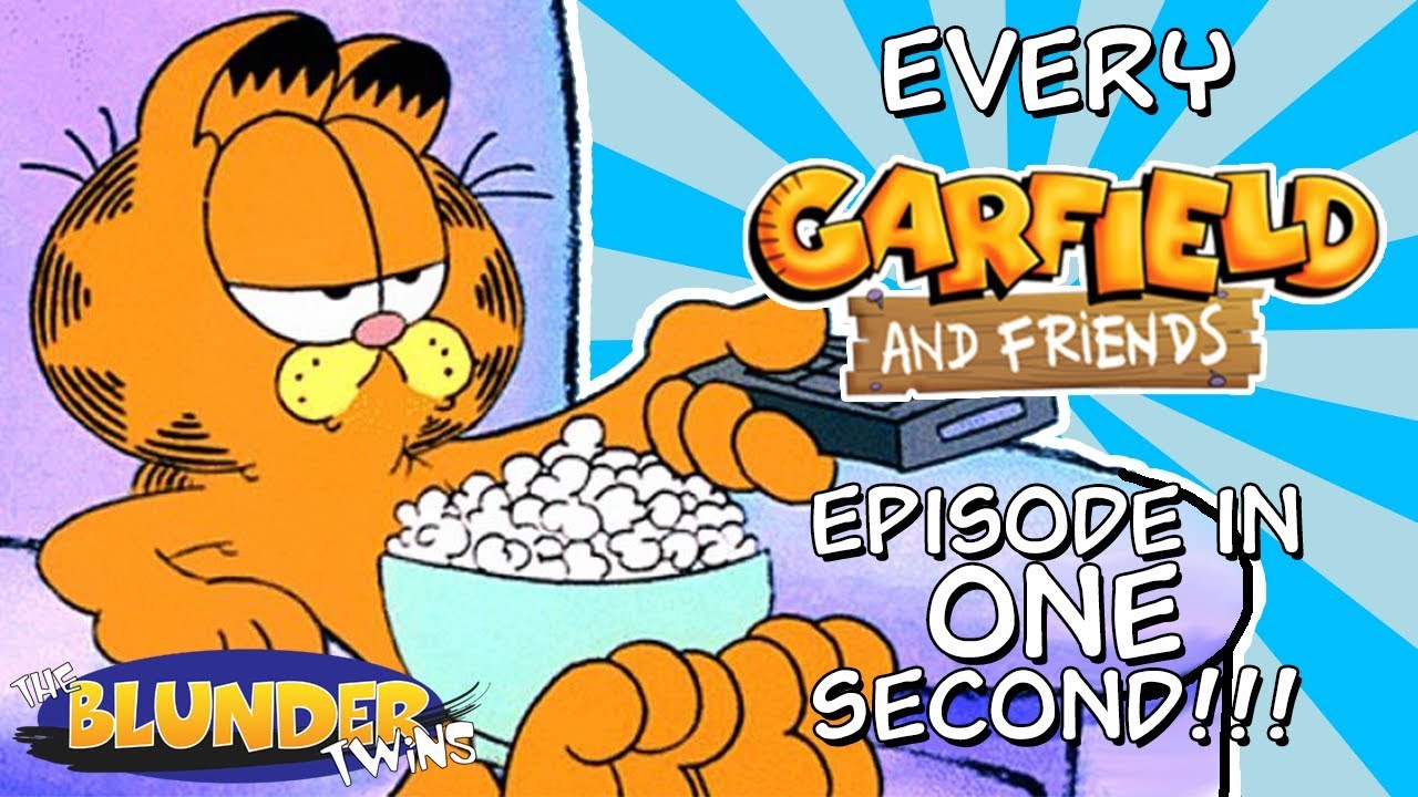 Every Garfield & Friends Episodes in 1 Second!! - YouTube