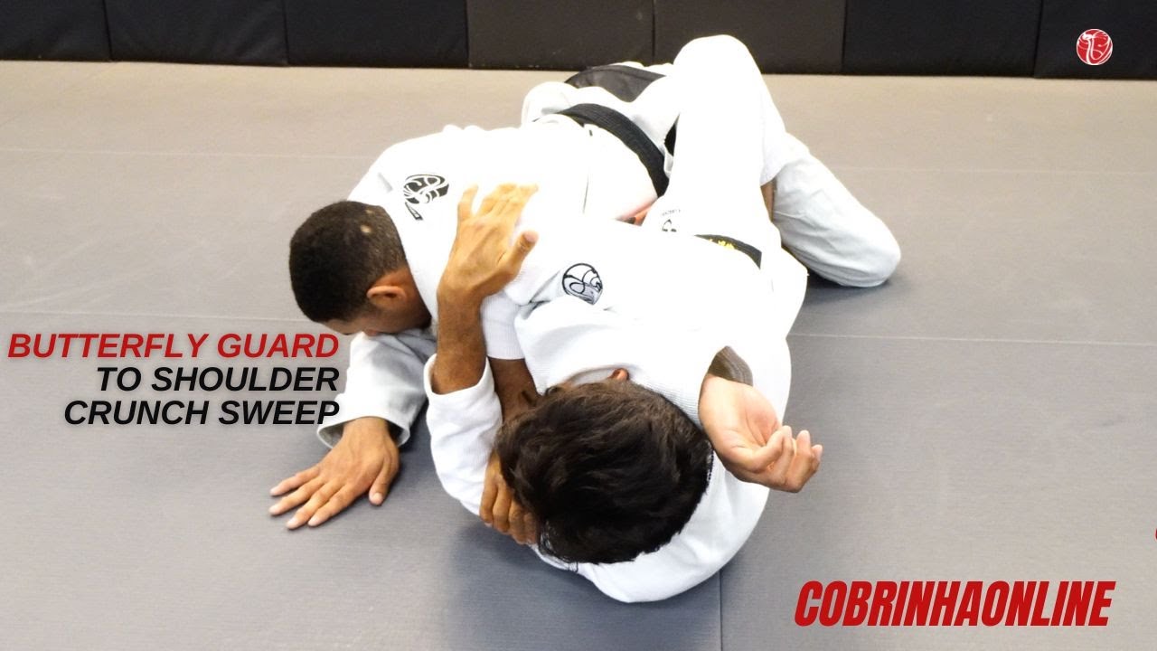 Butterfly Guard to Shoulder Crunch Sweep | Cobrinha BJJ - YouTube