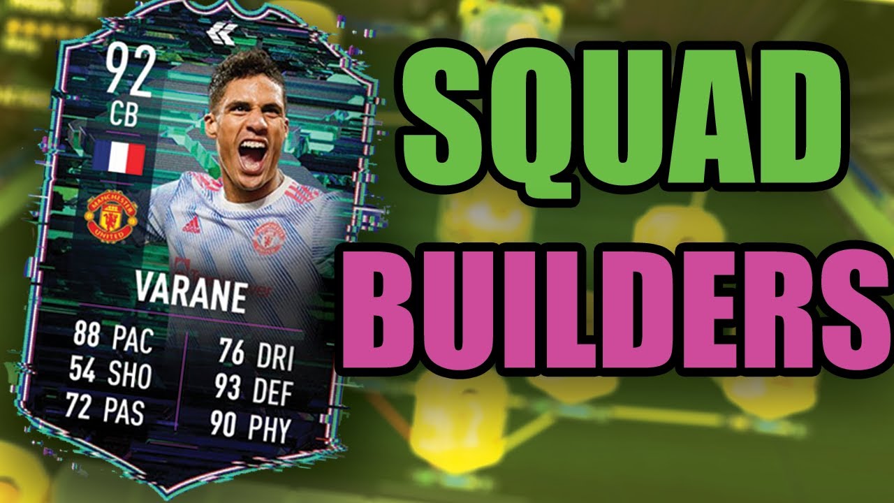 FIFA 22 ULTIMATE TEAM FLASHBACK VARANE 500K AND 1.3M SQUAD BUILDERS ...