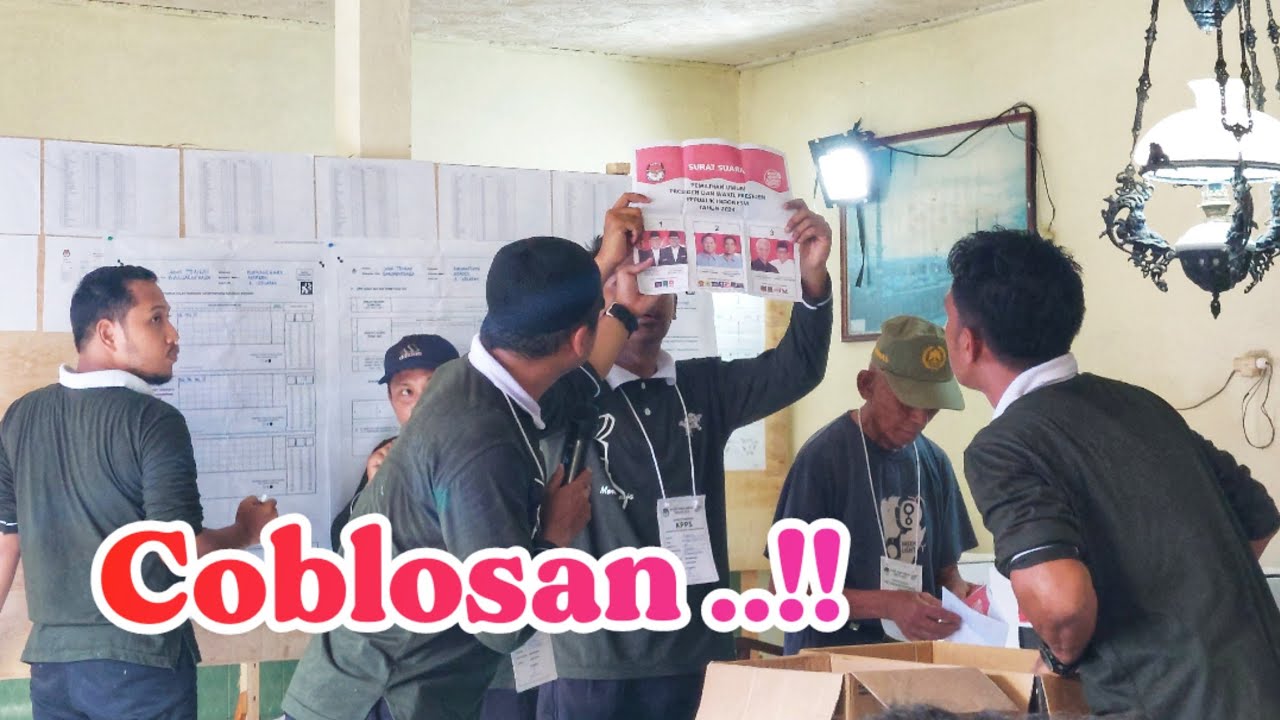 COBLOSAN!! SUASANA PEMILIHAN UMUM DI DESA MERDEN KABUPATEN BANJARNEGARA ...