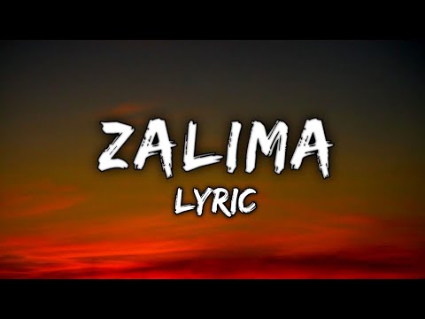 Zalima - Lyrics | Sharuk Khan | Raees | Arjit Singh | #lilvibes - YouTube