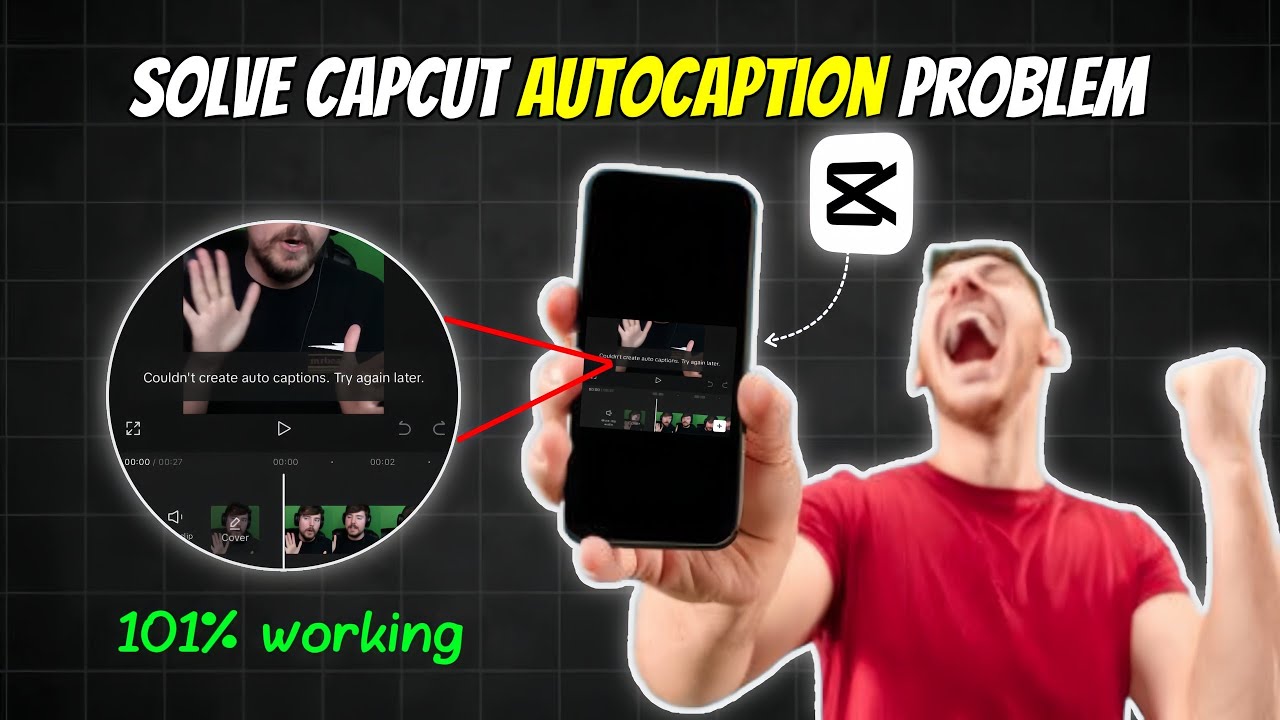 CapCut Auto Caption Problem, 101 Working ||@techandtutorial09 #autocaptions #capcuttricks - YouTube