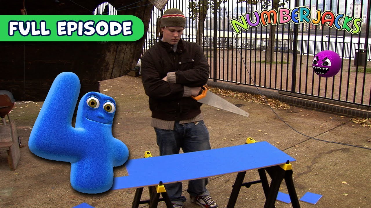 4 and a Bit | Season 1, Episode 39 | Numberjacks FULL Episode - YouTube