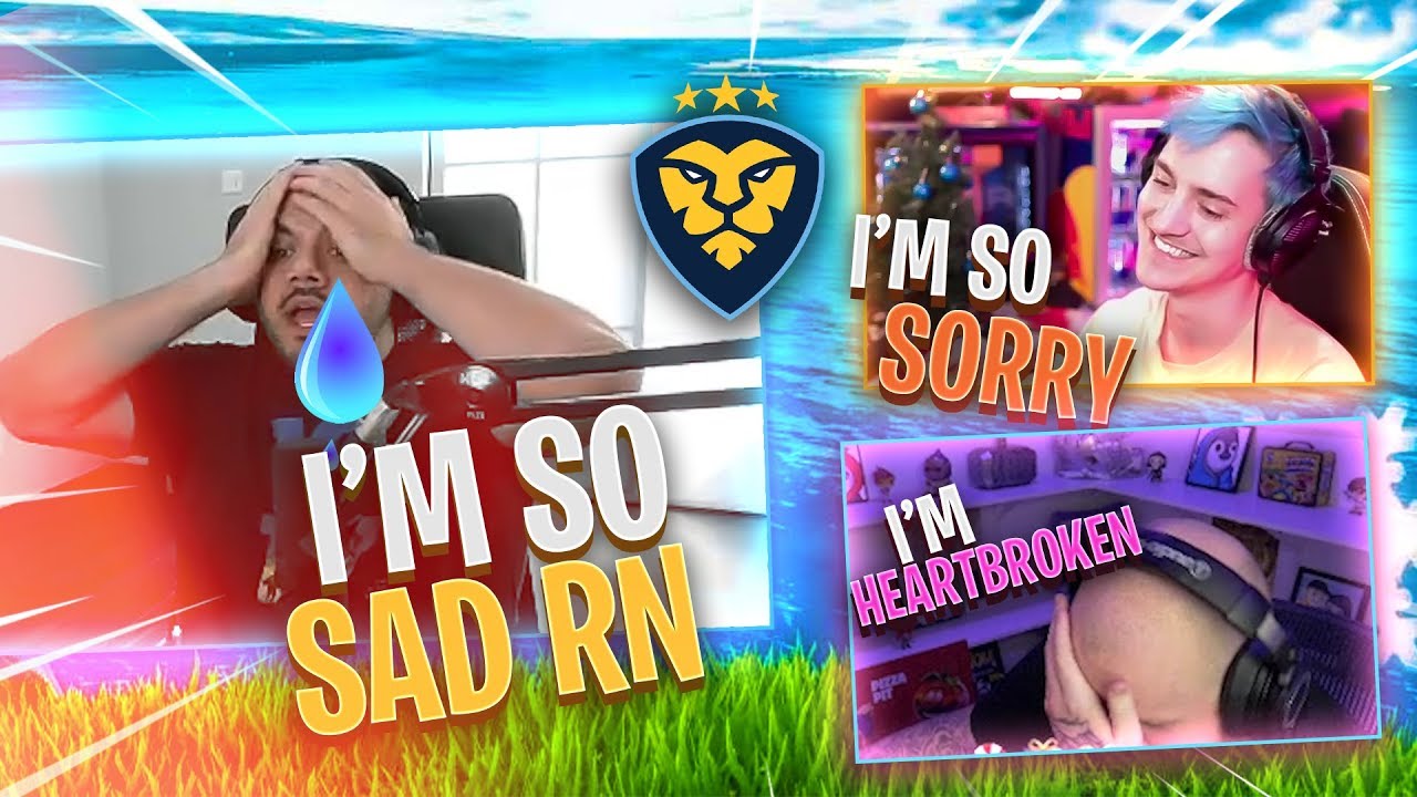 COURAGE NEARLY CRIES ON STREAM FROM WHAT NINJA SAID! (Fortnite: Battle ...