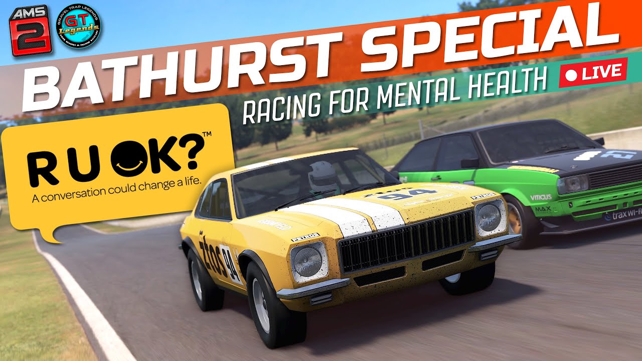 R U OK? Bathurst Charity Event 🅻🅸🆅🅴 w/ Gravel Trap Legends (Copa FL ...
