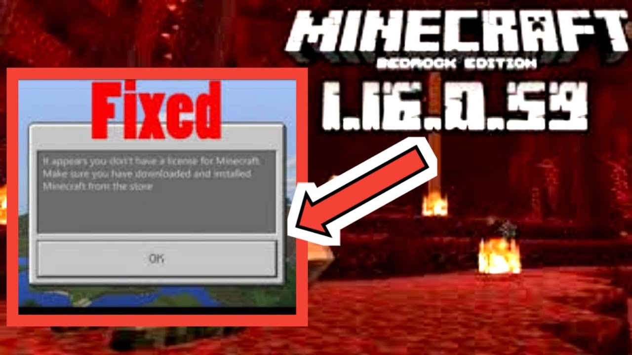 💯% How to Fixed license error in minecraft pe | Tutorial | Best ...