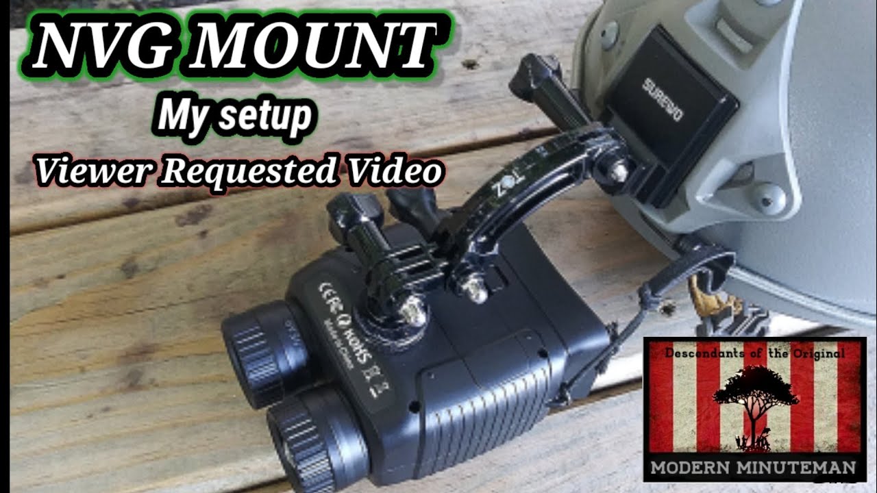 My NVG Mount setup. A viewer requested video - YouTube