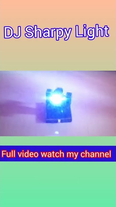 how to make dj sharpy light at home|#djsharpylight#shorts - YouTube