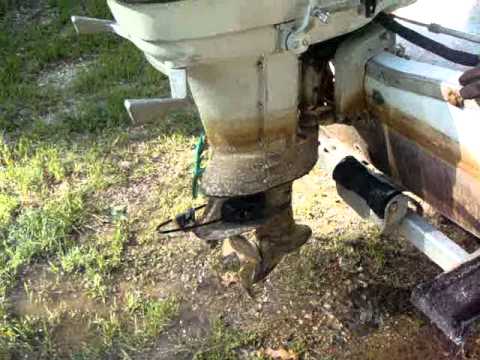 Johnson 40 hp outboard - YouTube