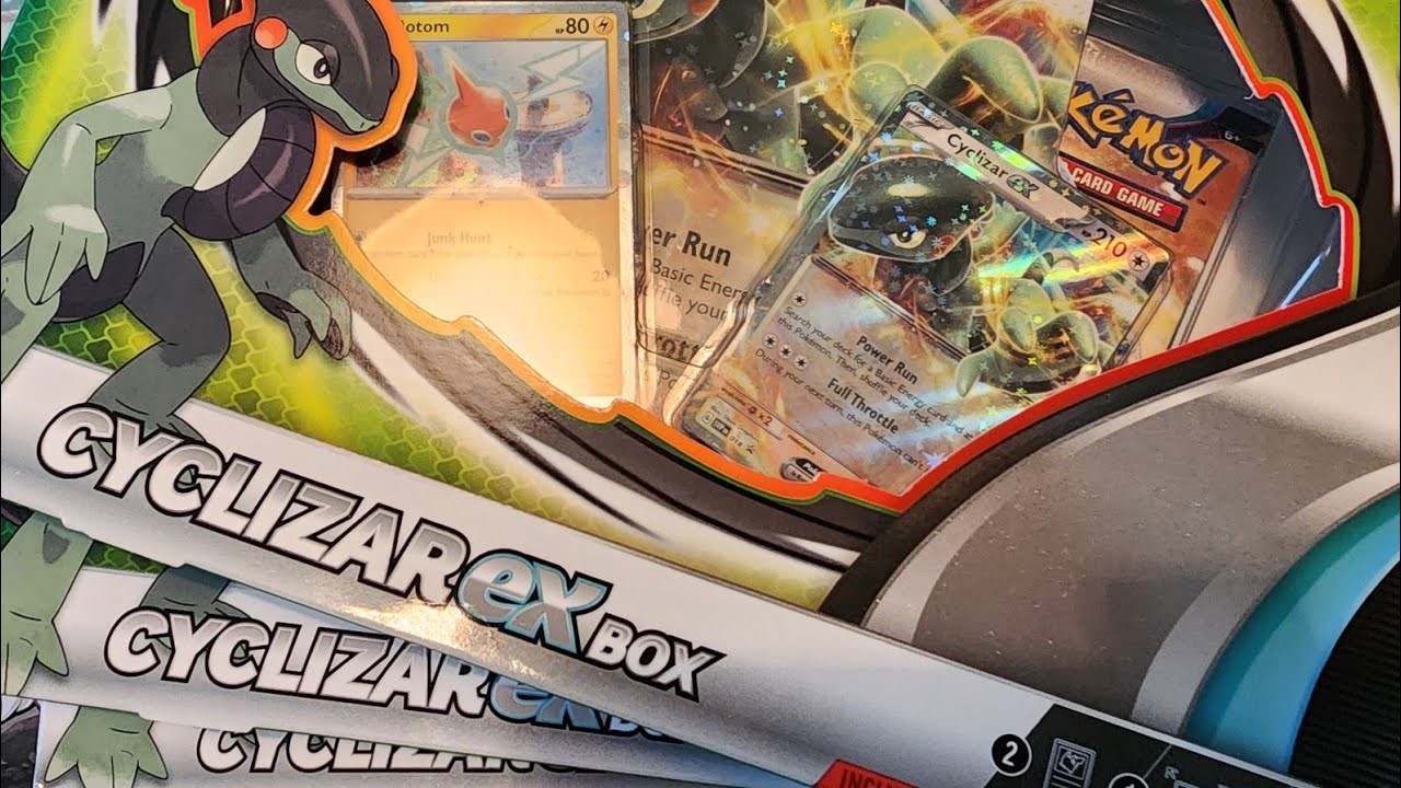 Opening 4 Cyclizar ex Boxes - Discount Pokemon Cards At Gamestop - YouTube