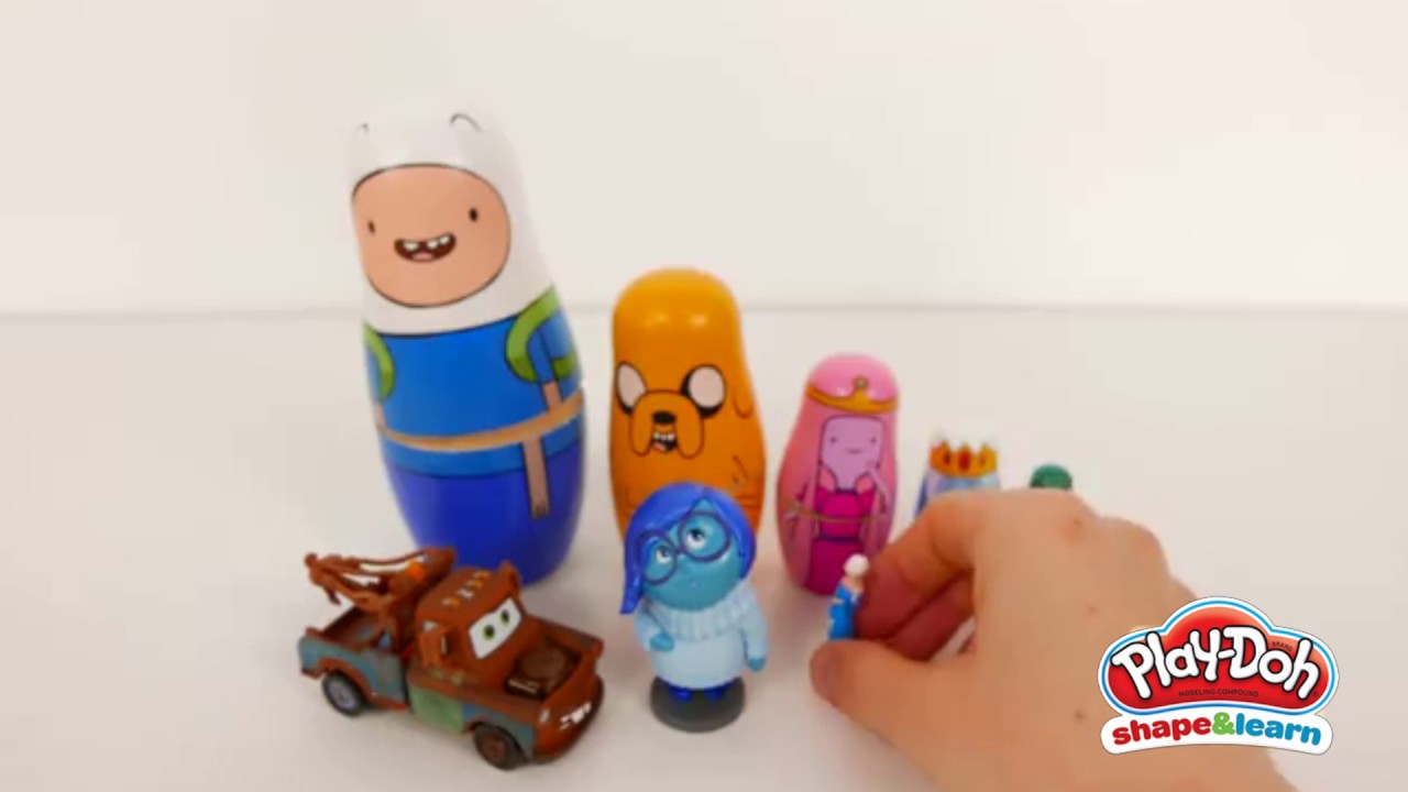 Adventure Time Nesting Dolls Surprise Toys inside Stacking Cups Inside ...