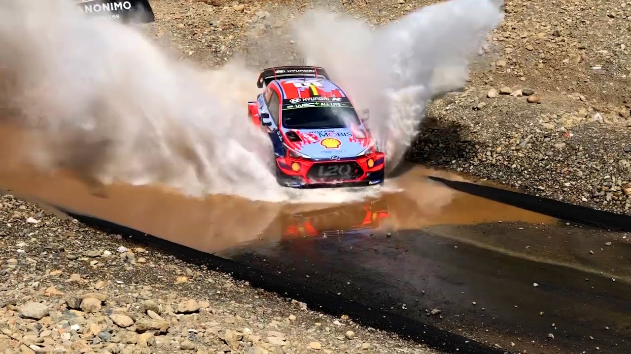 WRC Rally Water Splash Pure Sound Compilation | WRC and R5 Cars | Rally ...