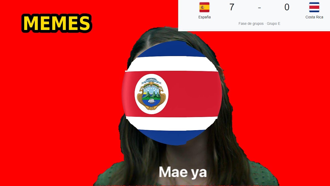 MEMES ESPAÑA 7 - COSTA RICA 0 MUNDIAL DE QATAR 2022 - YouTube