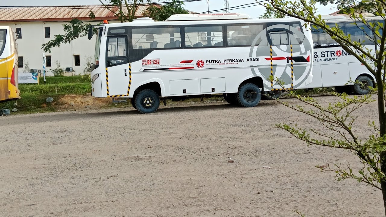P2H BUS TAMBANG | di luar kabin untuk driver pemula (sebelum engine ...