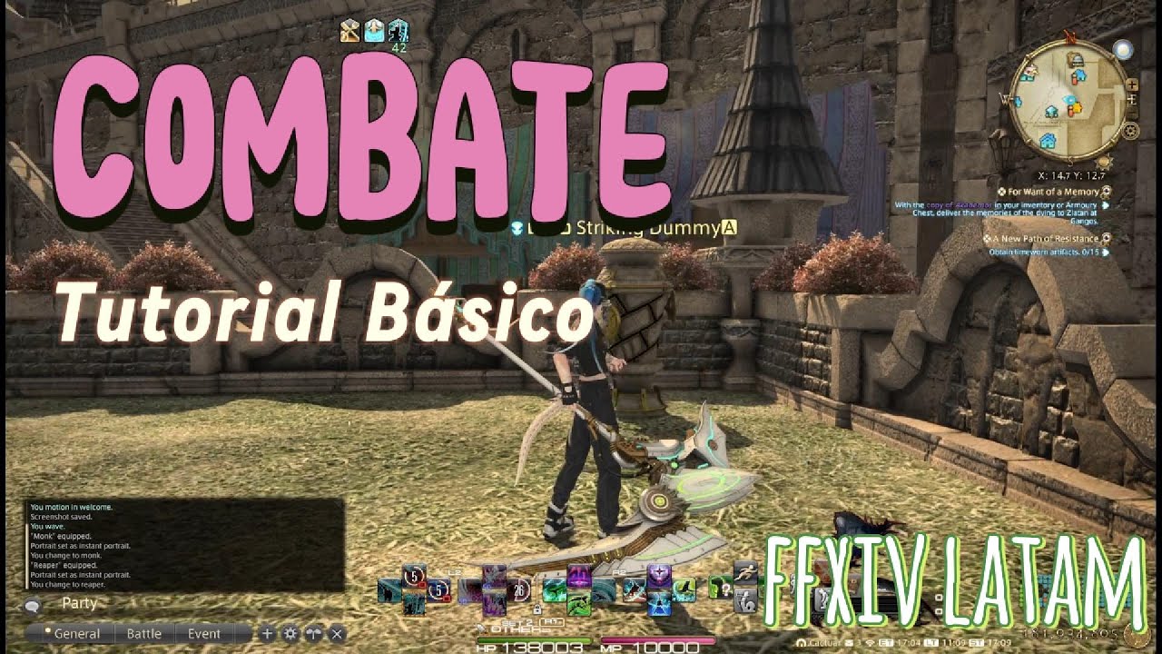 FFXIV Combate Tutorial - YouTube
