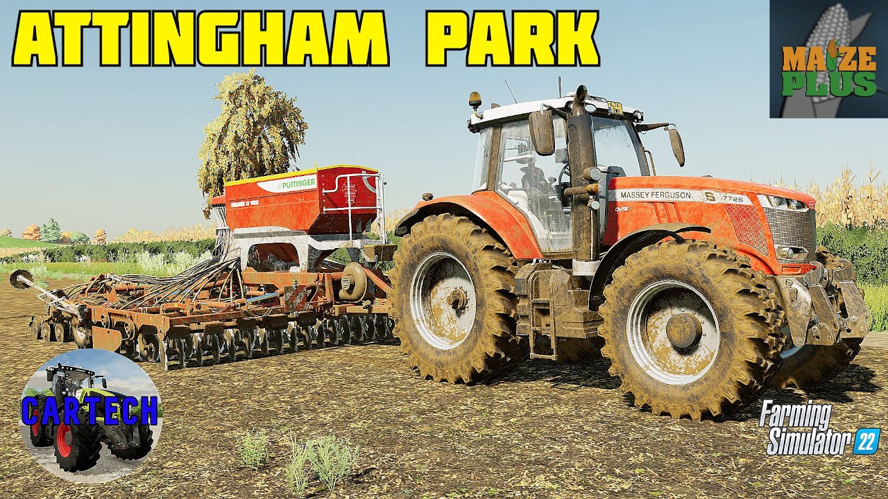 STARTING THE FINAL SEEDING!! - FS22 - ATTINGHAM PARK - EP43 - YouTube
