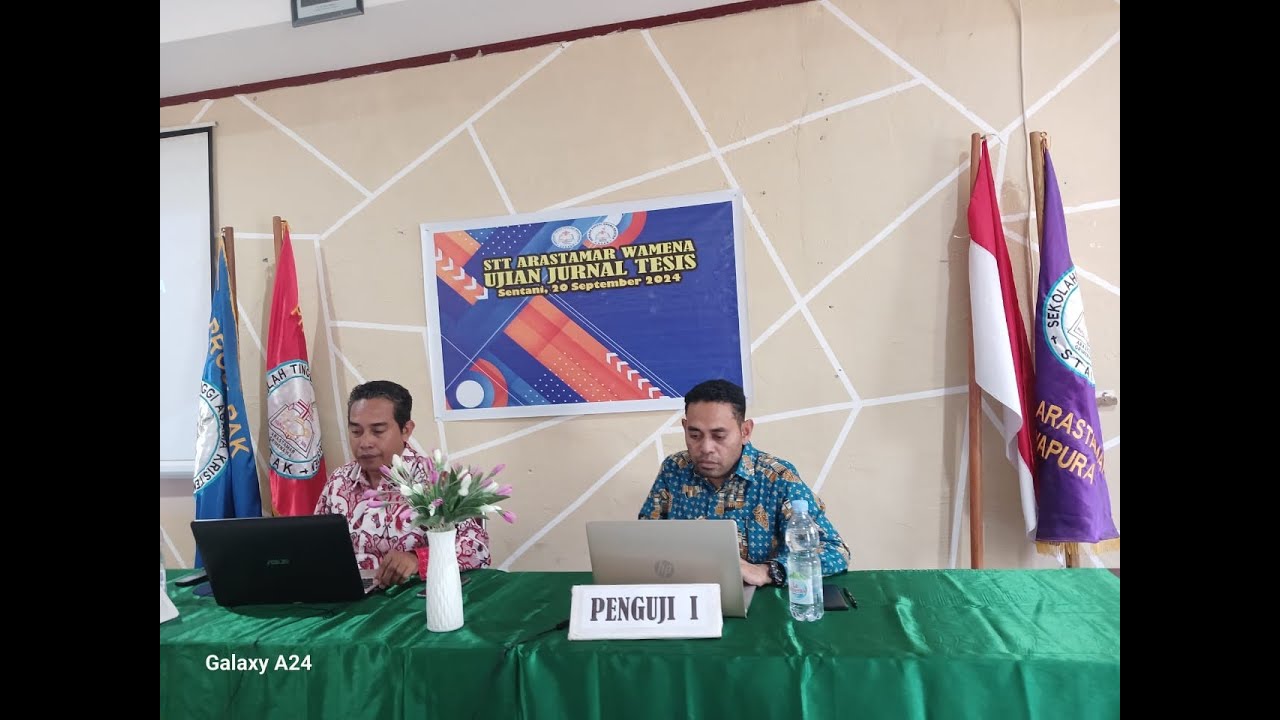 Ujian Jurnal Tesis STT Arastamar Wamena I Sdri. Reski Lolo Allo - YouTube