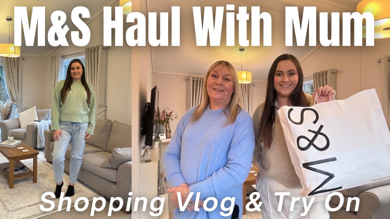 M&S Haul & Come Shop With Me And Mum! @Maria_crocker Vlog January 2024 ...