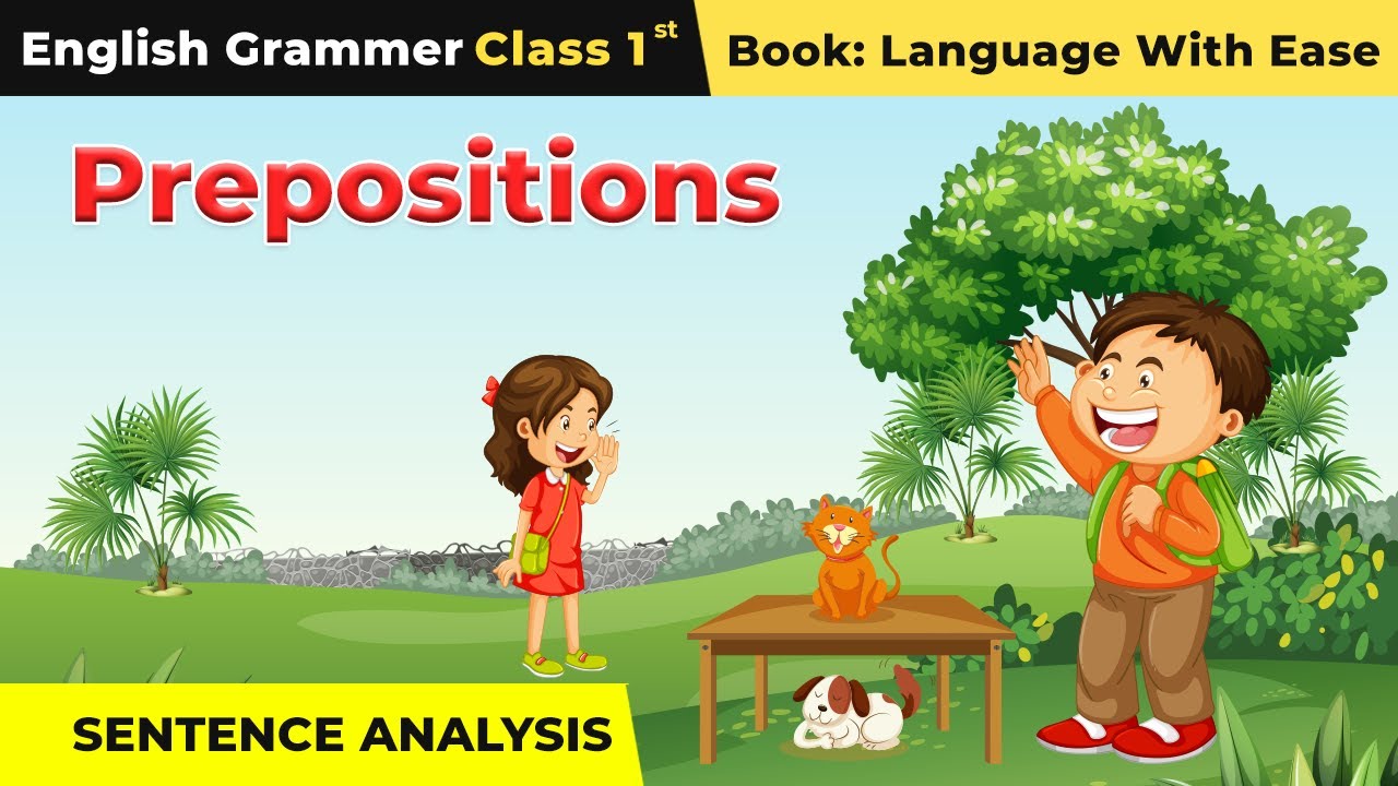 Class 1 English Grammar | Prepositions - Sentence Analysis | Language ...