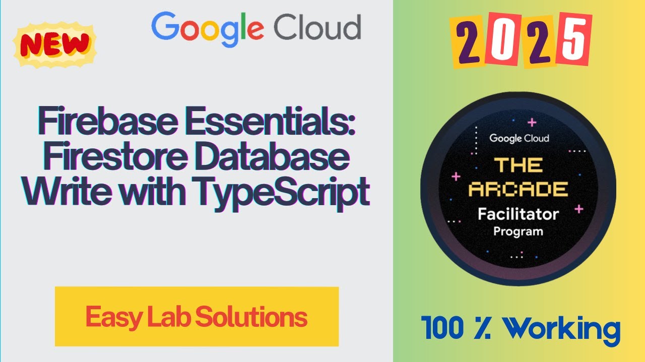 Firebase Essentials: Firestore Database Write with TypeScript | Quick Solutions | #arcade # ...