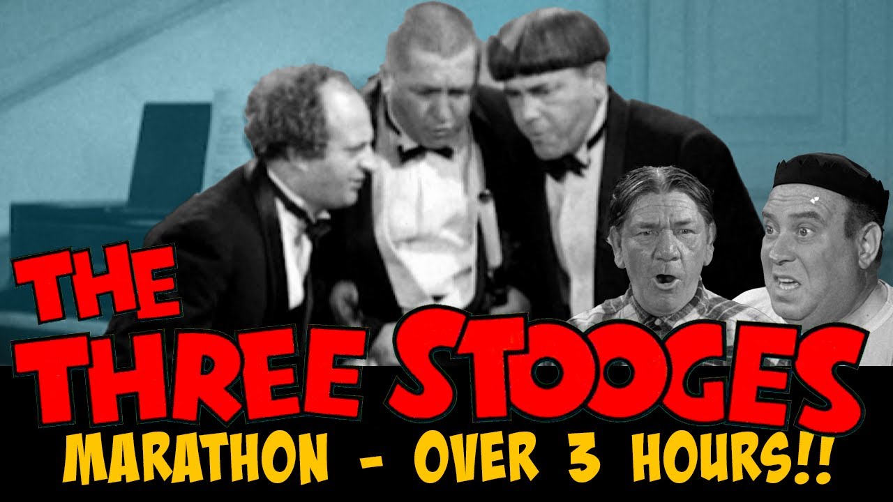 The THREE STOOGES Laugh all day MARATHON! Full Episodes - 3 HOURS!